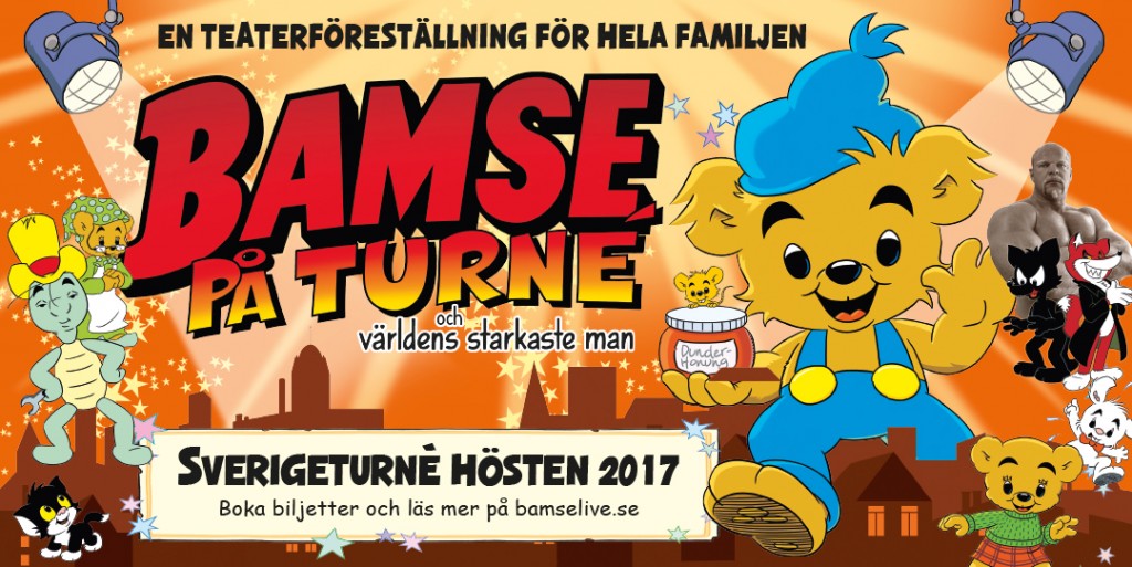 Bamse åker på Sverigeturné! - Krall Entertainment